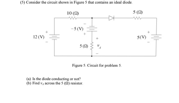 Solved Consider the circuit shown in Figure 5 that contains | Chegg.com