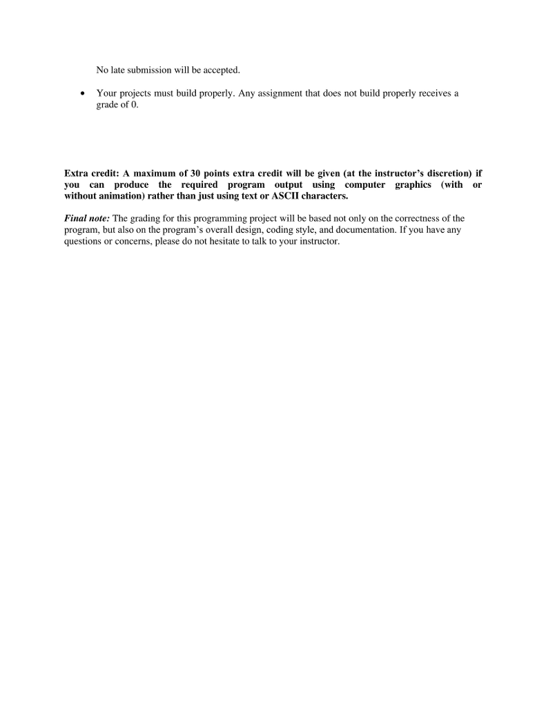 For this last programming project, you will be | Chegg.com