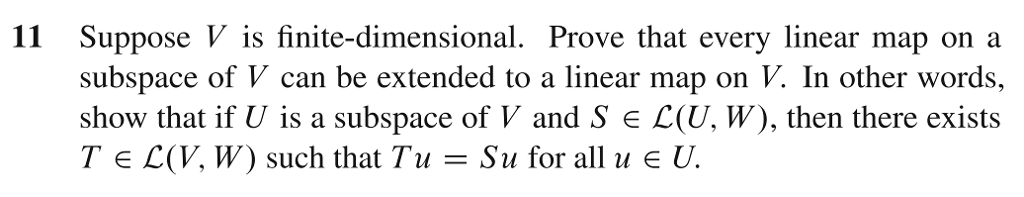Solved 11 Suppose V is finite-dimensional. Prove that every | Chegg.com