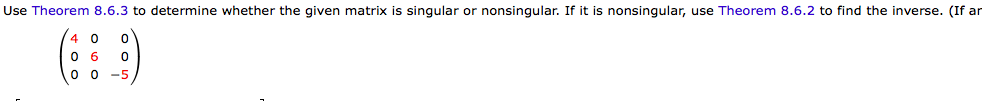 Solved Use Theorem 8.6.3 to determine whether the given | Chegg.com