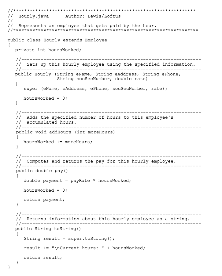 Solved 1. Another Type of Employee The files Firm,java, | Chegg.com