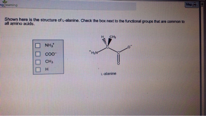 Solved Map ng leaming Shown here is the structure of | Chegg.com