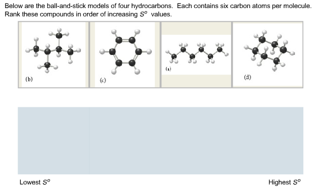 Solved Below are the ball-and-stick models of four | Chegg.com