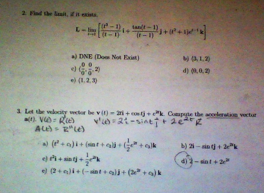 Solved Find the limit, if it exists. L = lim[(t^3 - 1)/(t - | Chegg.com