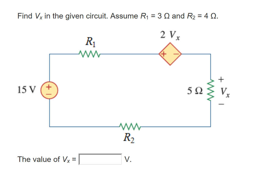 Solved From the given circuit, find , the power dissipated | Chegg.com