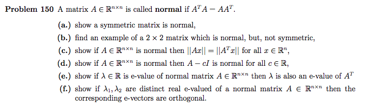 Normal Matrix