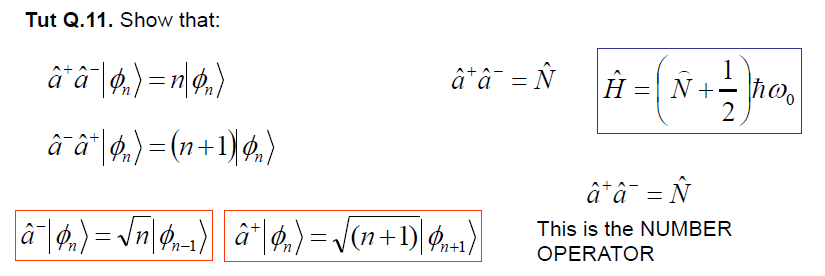 Solved Show that: a^+ a^-|phi_n) = n|phi_n) a^- a^+ | Chegg.com