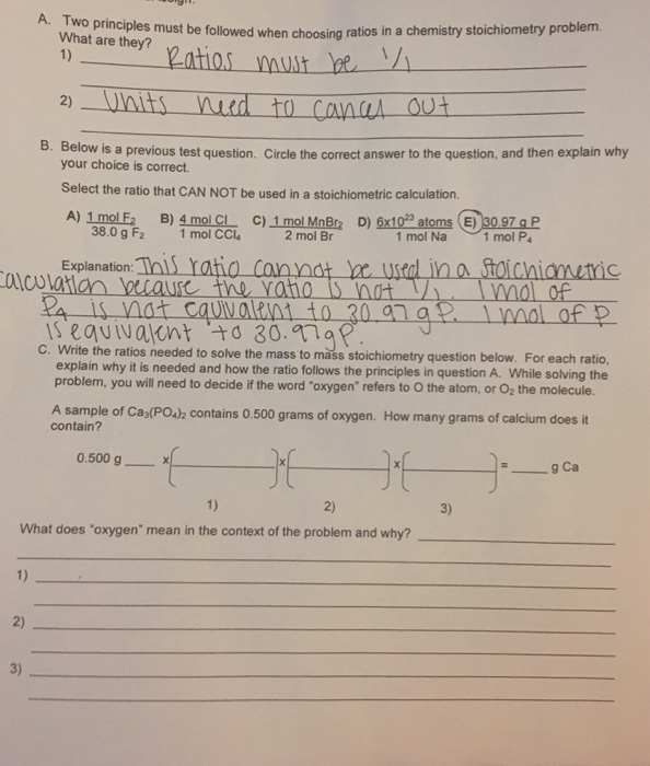 Solved Two principles must be followed when choosing ratios | Chegg.com