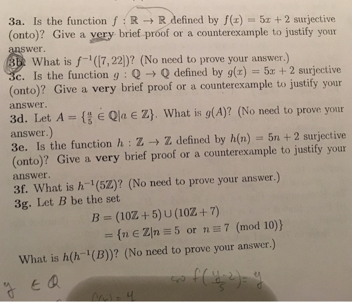 Solved Is the function f: R rightarrow R defined by j(x) = | Chegg.com