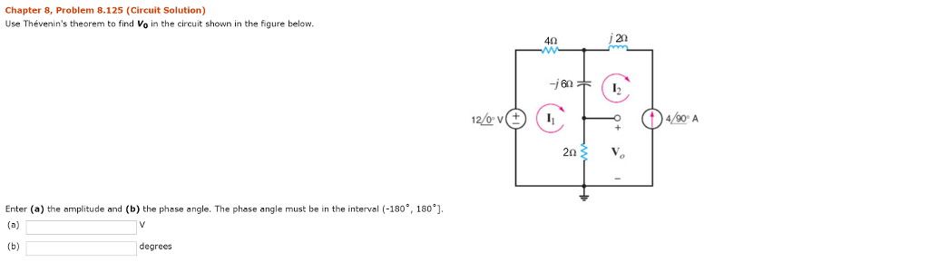 Solved Chapter 8, Problem 8.125 (Circuit Solution) Use | Chegg.com