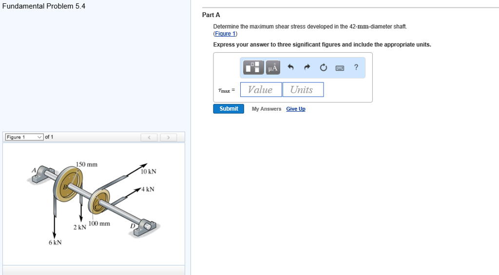 Solved Fundamental Problem 5.4 Part A Determine the maximum | Chegg.com Solved Fundamental Problem 5.4 Part A Determine the maximum | Chegg.com