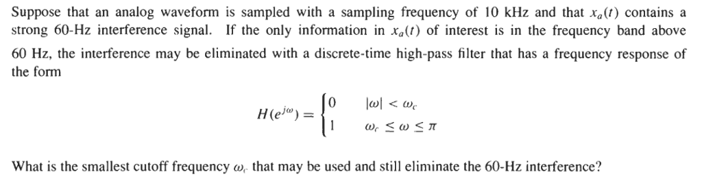 Solved Suppose that an analog waveform is sampled with a | Chegg.com