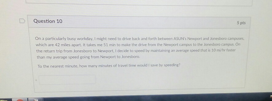 Solved Question 10 5 pts On a particularly busy workday, I | Chegg.com