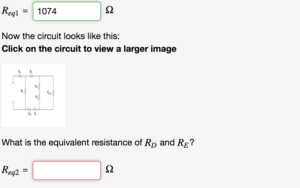 Solved For the following circuit find the total resistance. | Chegg.com
