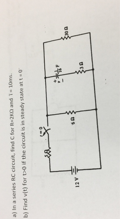 Solved In a series RC circuit, find C for R=2K Ohm and i = | Chegg.com