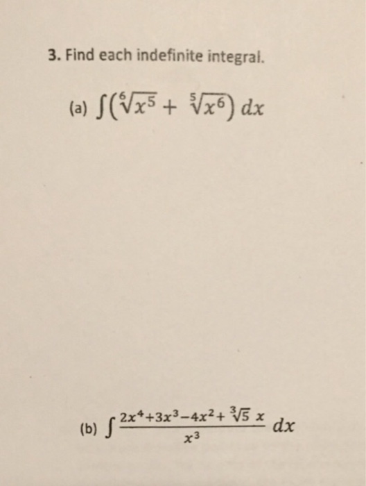 Solved Find each indefinite integral. integral (6 Squareroot | Chegg.com