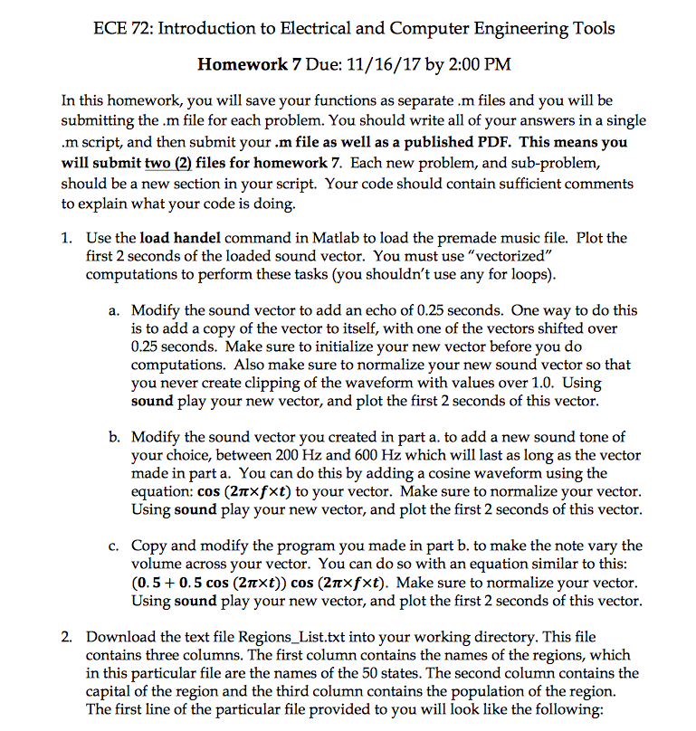 ECE 72: Introduction to Electrical and Computer | Chegg.com