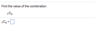 Solved Find the value of the combination 8C5 | Chegg.com