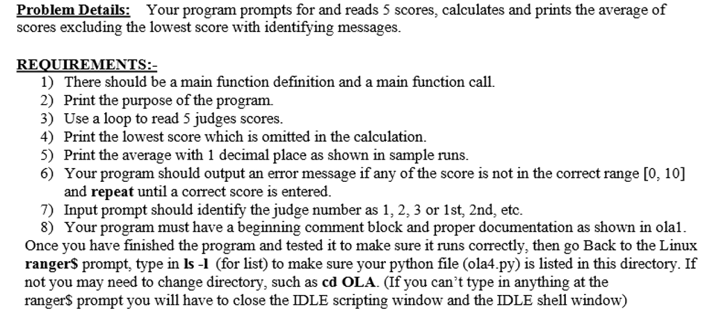Solved Problem Description: Write a program that computes a | Chegg.com