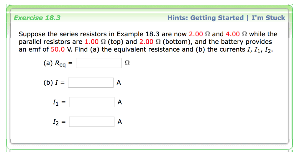 Solved Exercise 18.3 Hints: Getting Started | I'm Stuck | Chegg.com