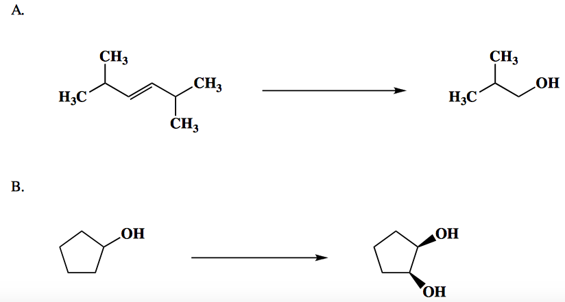 Solved Draw The Structure Of The Expected Major Organic