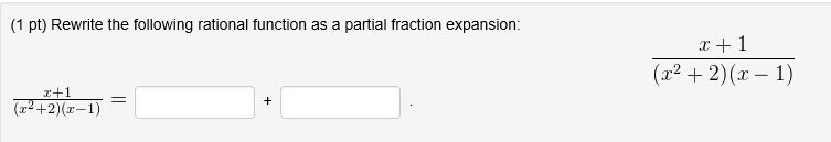 Solved Rewrite the following rational function as a partial | Chegg.com