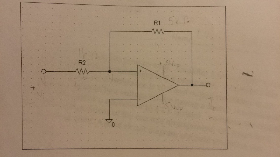 Solved An op amp Schmitt trigger circuit is powered by | Chegg.com