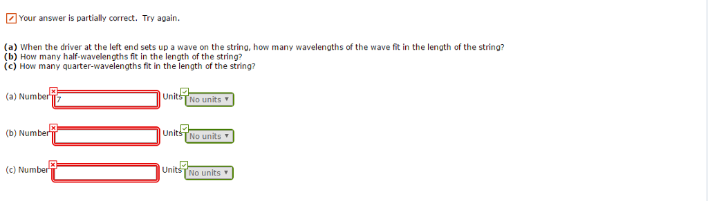 When the driver at the left end sets up a wave on the | Chegg.com