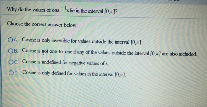 Solved inverse functionsMultiple choice | Chegg.com