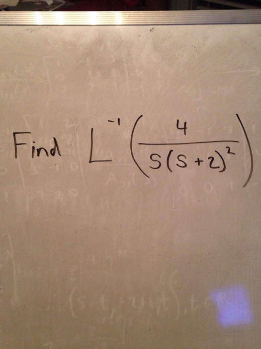 Solved Find L^-1 (4/S(s + 2)^2) | Chegg.com