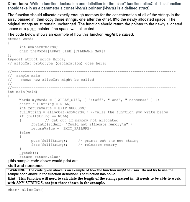 Solved: Please Use C Language To Finish This Code. Thank Y... | Chegg.com