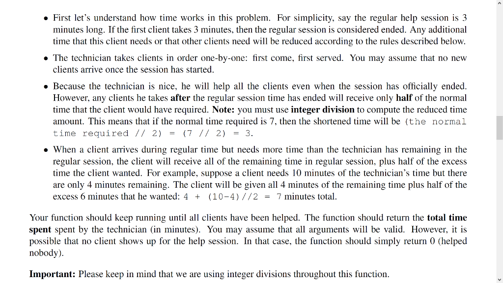 Solved Part II: Help Desk Simulator (3 points) In this | Chegg.com