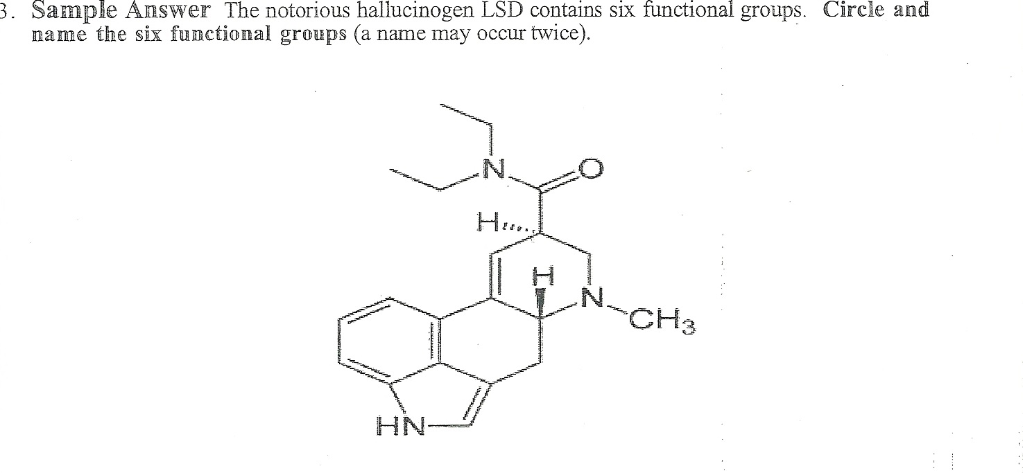 Solved Sample Answer The notorious hallucinogen LSD contains | Chegg.com