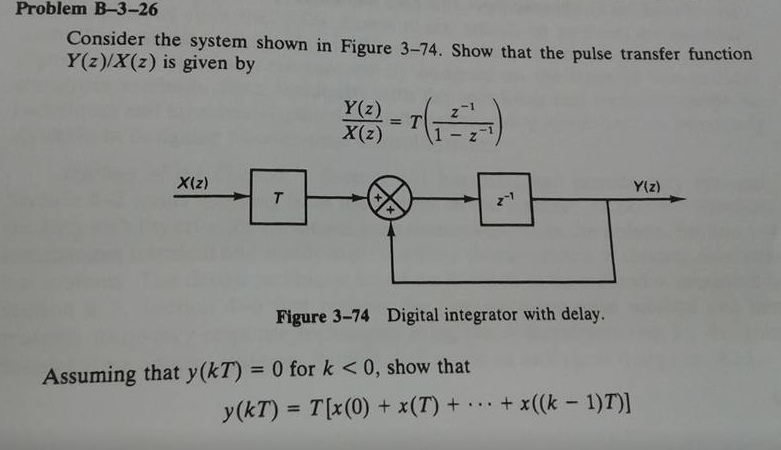 Solved Problem B-3-26 Consider the system shown in Figure | Chegg.com