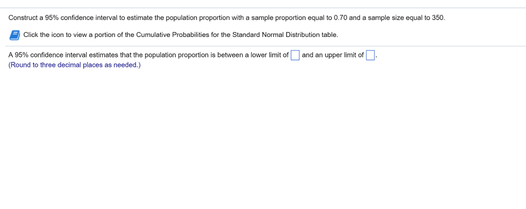 Solved Construct a 95% confidence interval to estimate the | Chegg.com
