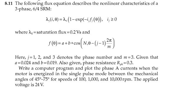 8.11 The following flux equation describes the | Chegg.com