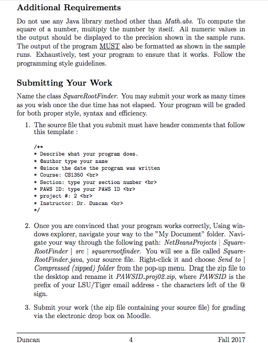 Solved Approximating a Square Root Using a Loop Out: 10/4 | Chegg.com