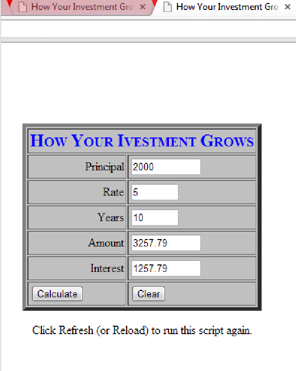 Solved Modify the compound interest program presented in my | Chegg.com