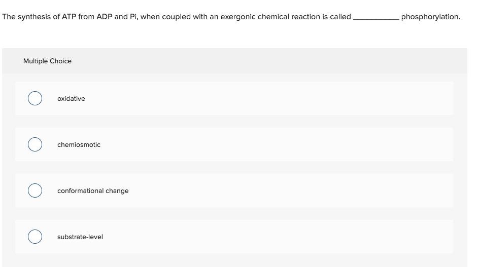 Solved The synthesis of ATP from ADP and Pi, when coupled | Chegg.com