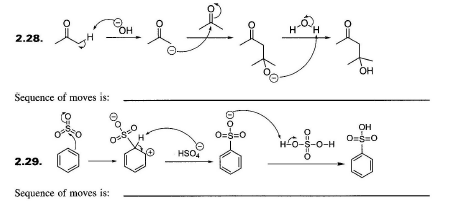 Solved For each mechanism below, "read" the mechanism, and | Chegg.com