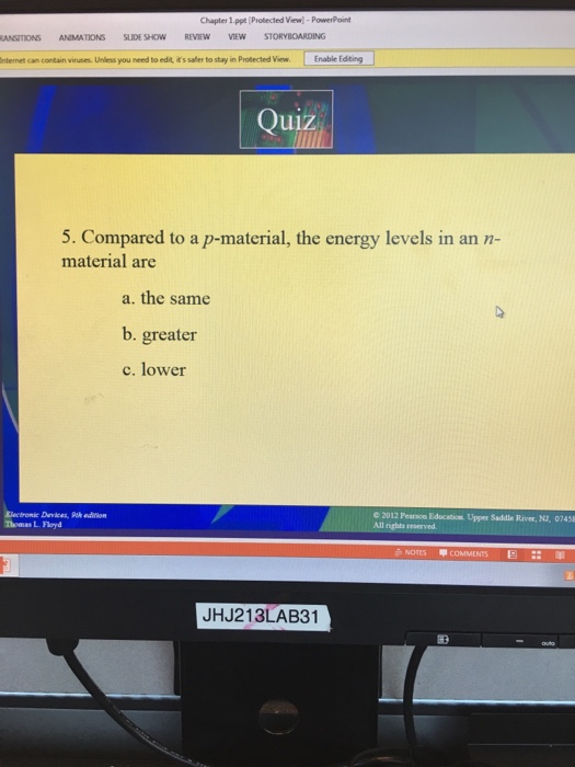 Solved TRANSITIONS ANIMATIONS SLIDE SHOW REVIEW VIEW | Chegg.com