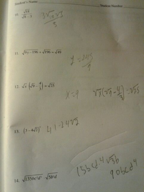 Solved simplify the expressions and solve the equations show | Chegg.com