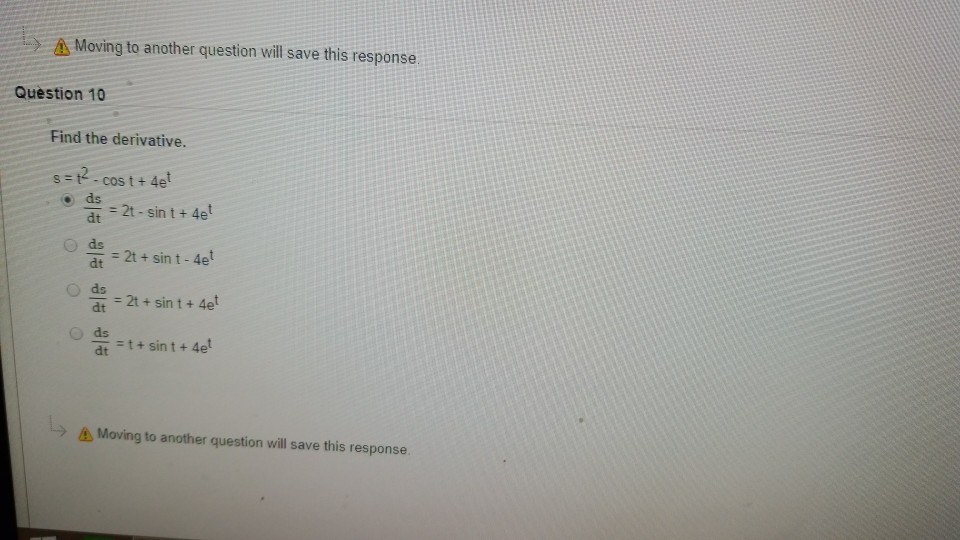 Solved A Moving to another question will save this response | Chegg.com