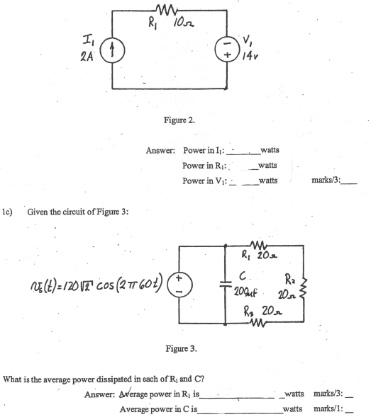 Solved R lon 2A Figure 2. Power in 11: Power in R Power in | Chegg.com