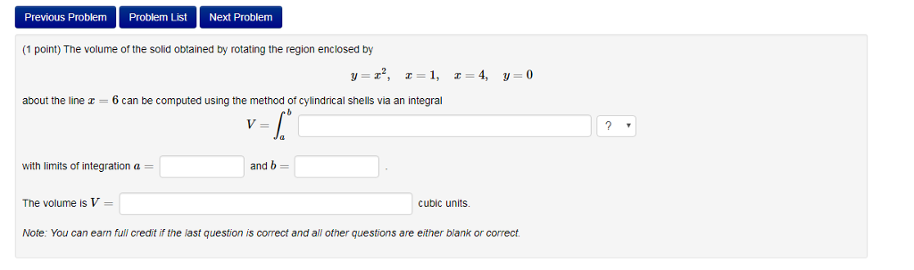 Solved Previous Problemproblem Listnext Problem 1 Point