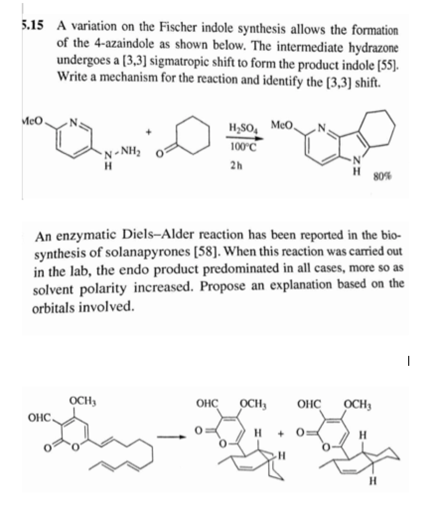 Solved A variation on the Fischer indole synthesis allows | Chegg.com