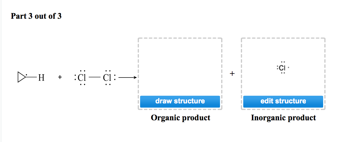 Solved Part 3 out of 3 :CI draw structure edit structure | Chegg.com