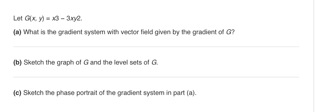 Solved (a) What is the gradient system with vector field | Chegg.com