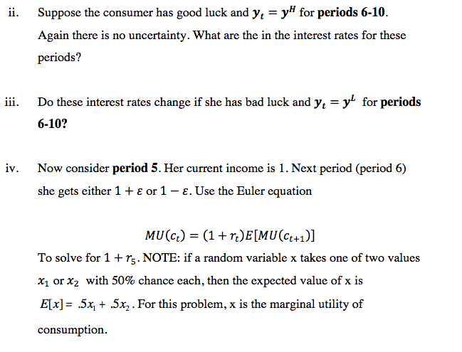 2. Multiple period model with uncertainty There is a | Chegg.com