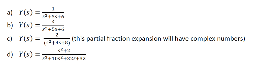 Solved Use the ‘residue’ function in MATAB to find the | Chegg.com